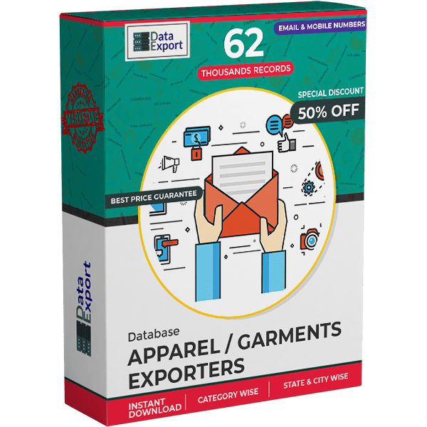 Apparel Garments Exporters Database Buy Marketing Database